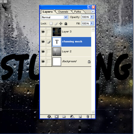 Let Us Create Text on Foggy Window in Photoshop